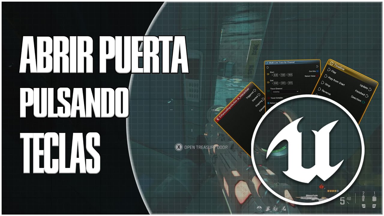 😱 ¡REVOLUCIONA tus Puertas! Input System + Line Trace en UE5 | Tutorial - YouTube