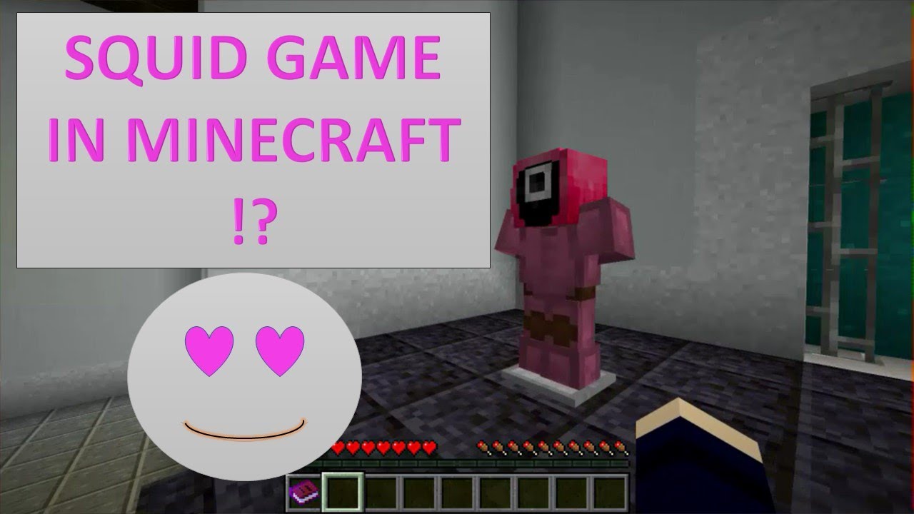 SQUID GAME in MINECRAFT! Let's try a map. - YouTube