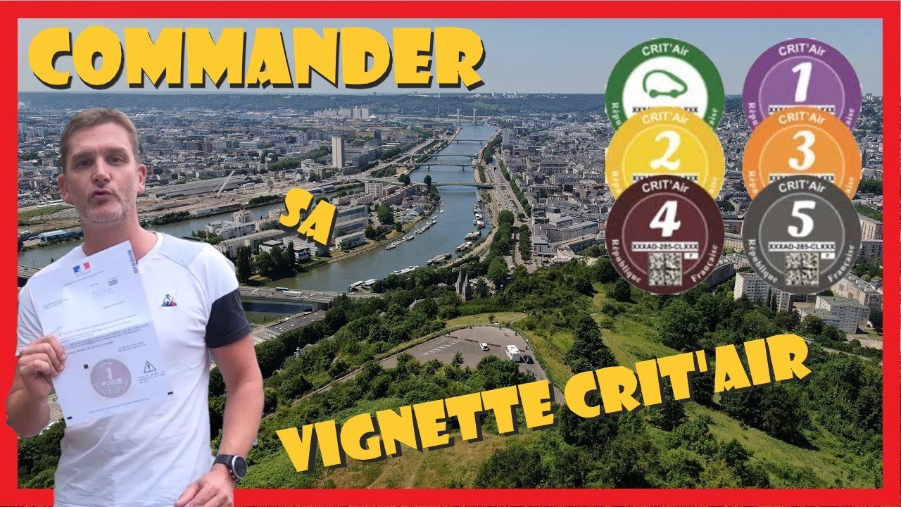 "TUTO" Comment Obtenir, Commander Sa Vignette Crit'AIR 🤔👌... - YouTube