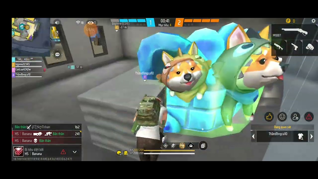 gánh team leo rank thách đấu #3#AWM FF - YouTube