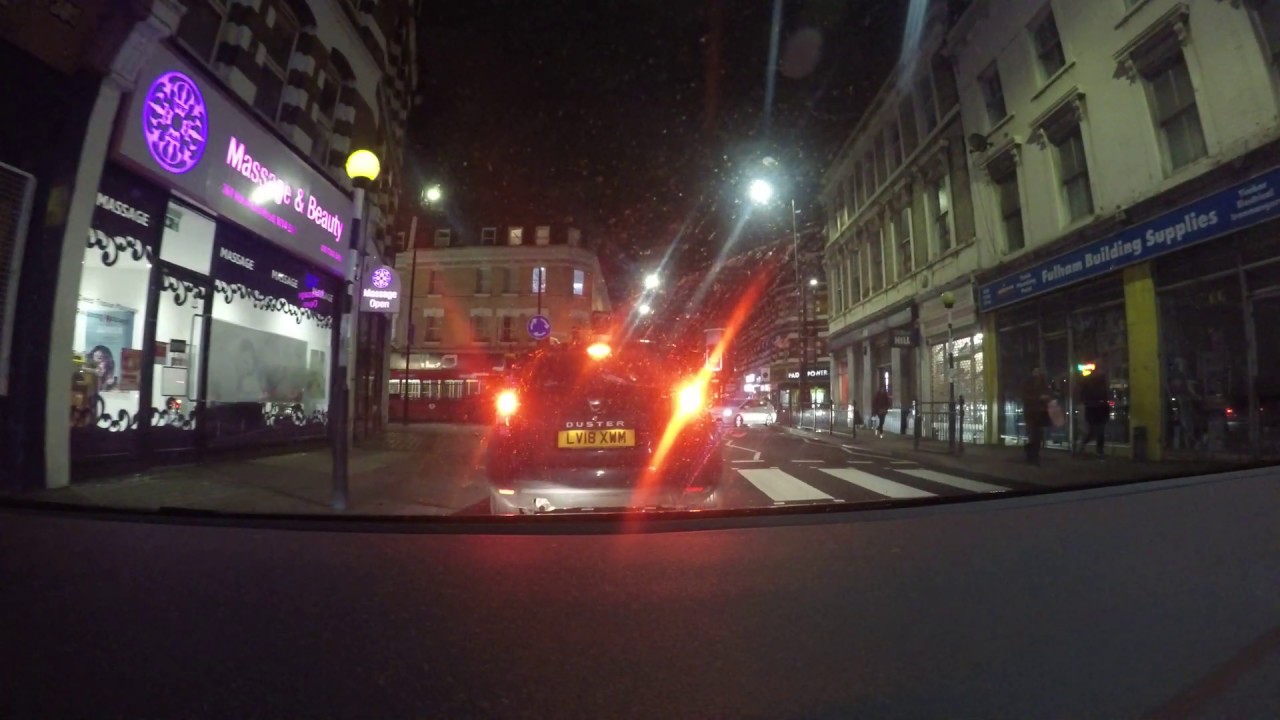 London night Drive 4k | North End Road - West Kensington - UK - YouTube