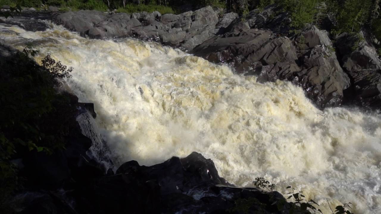 Allagash Falls Maine Slow Mo 120 test - YouTube