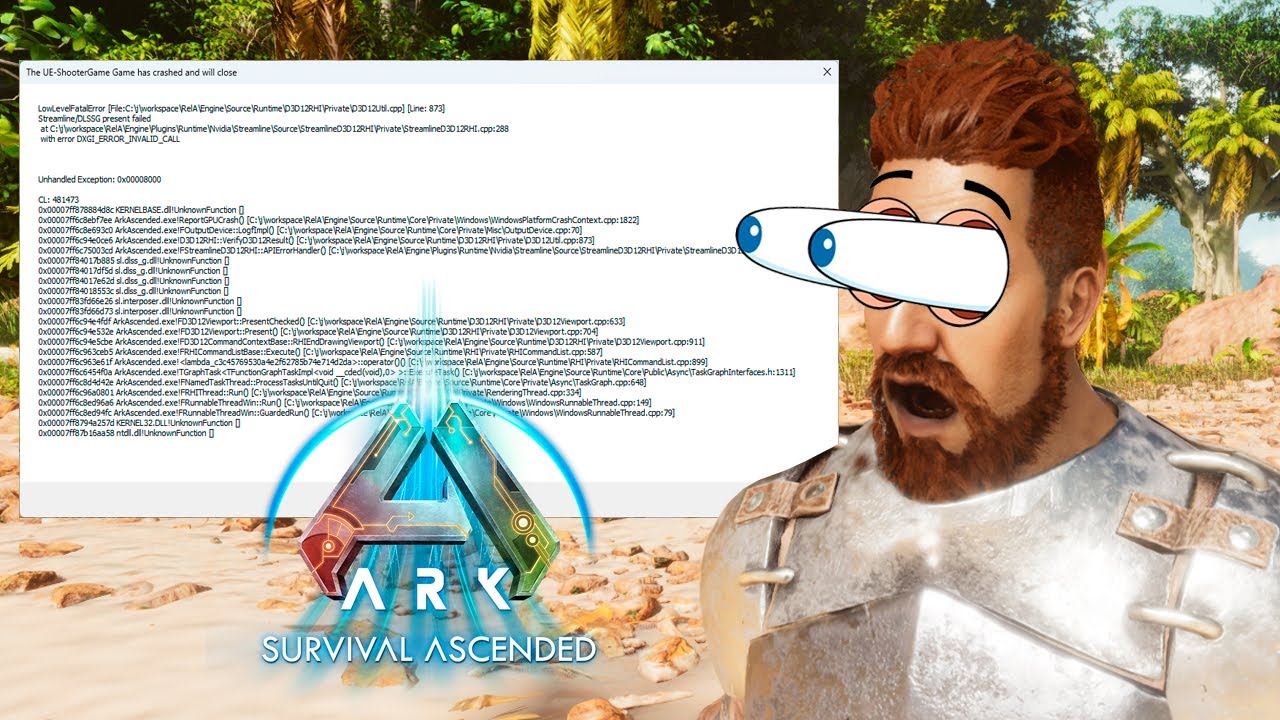 SOLUCIÓN ERRORES DE CRASHEO EN ARK SURVIVAL ASCENDED - YouTube