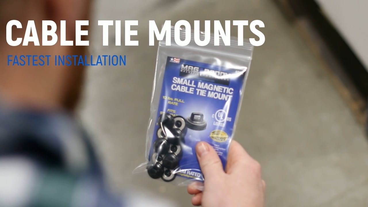 MagDaddy Cable Tie Mounts - YouTube