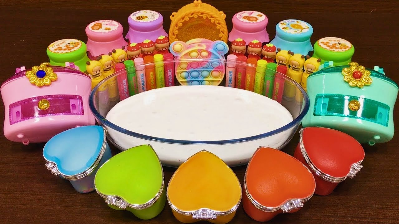 LIVE Rainbow Slime Series 24 – Glossy & Satisfying Fun - YouTube