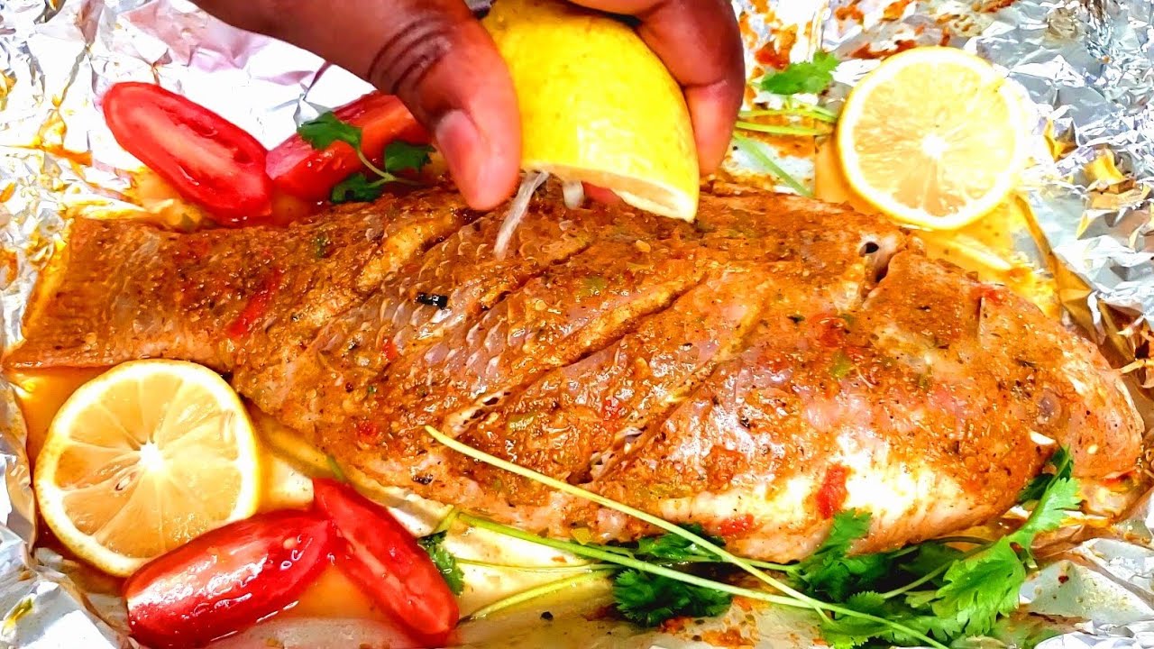 Fish in Foil Recipe - YouTube