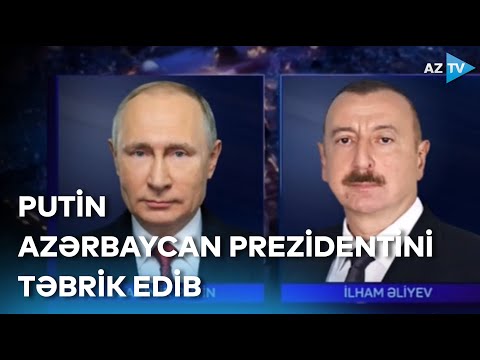 Vladimir Putin Prezident İlham Əliyevi təbrik edib