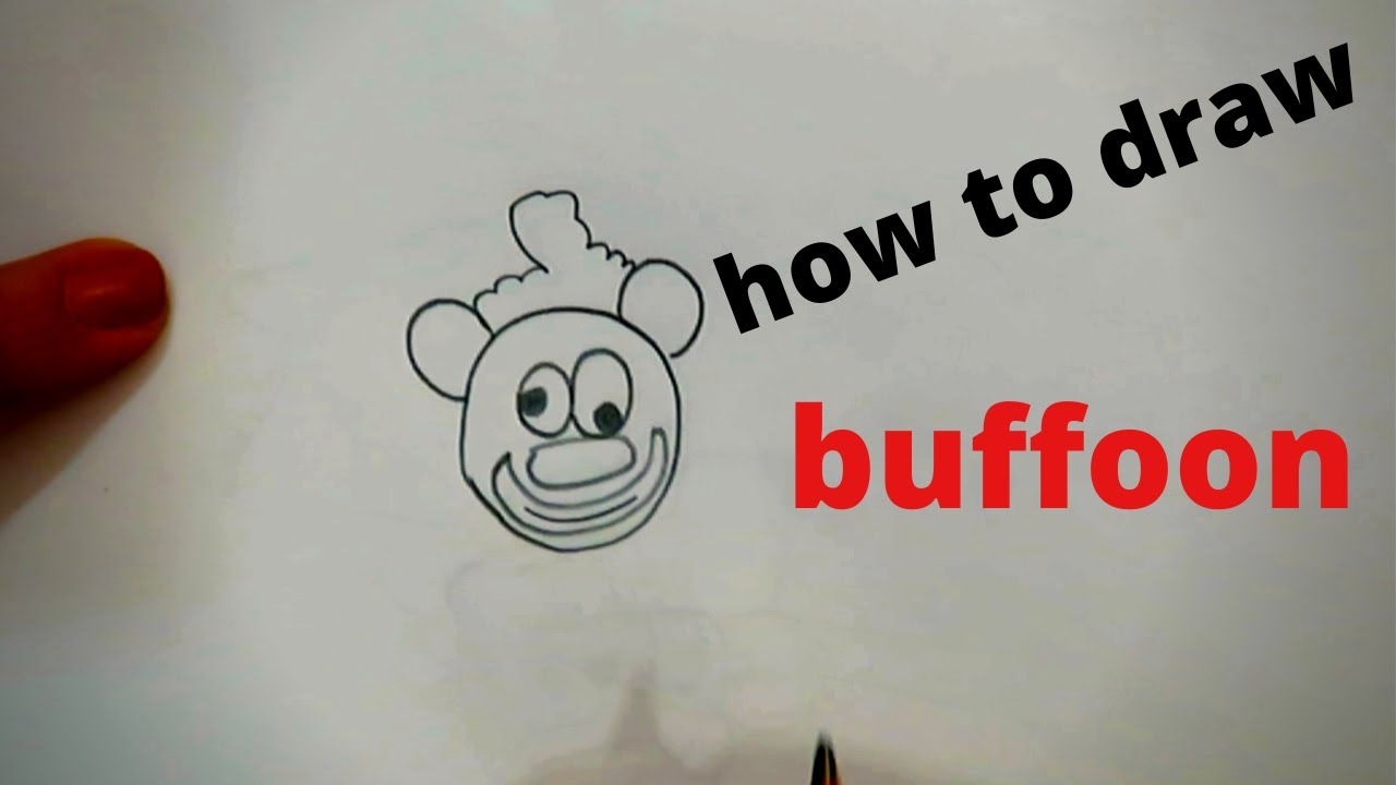 how to draw buffoon - YouTube