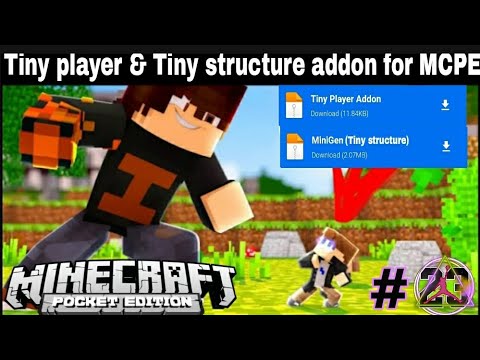 How to download Tiny player and Tiny structureaddon in minecraft pocket ...