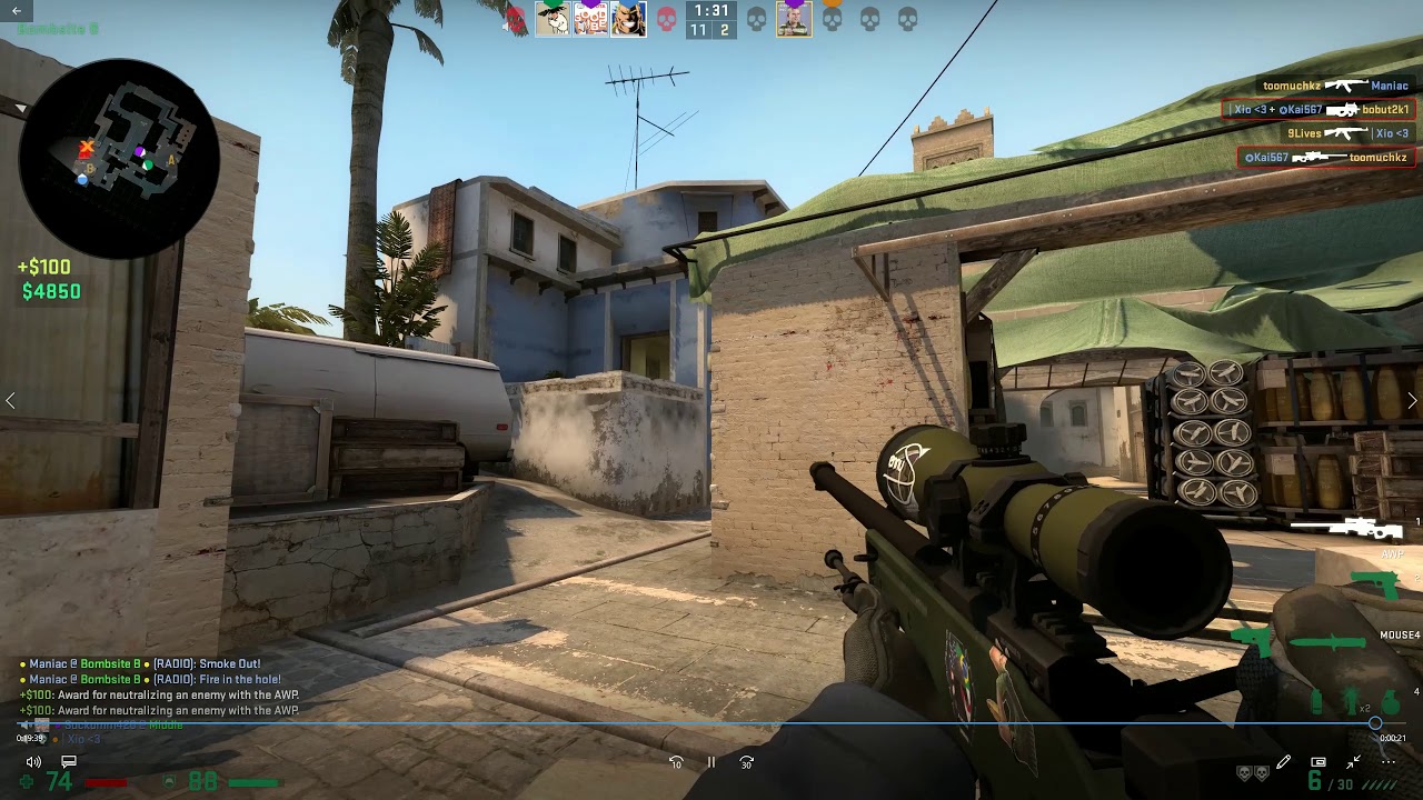 Mirage Apps AWP Jump Shot - YouTube