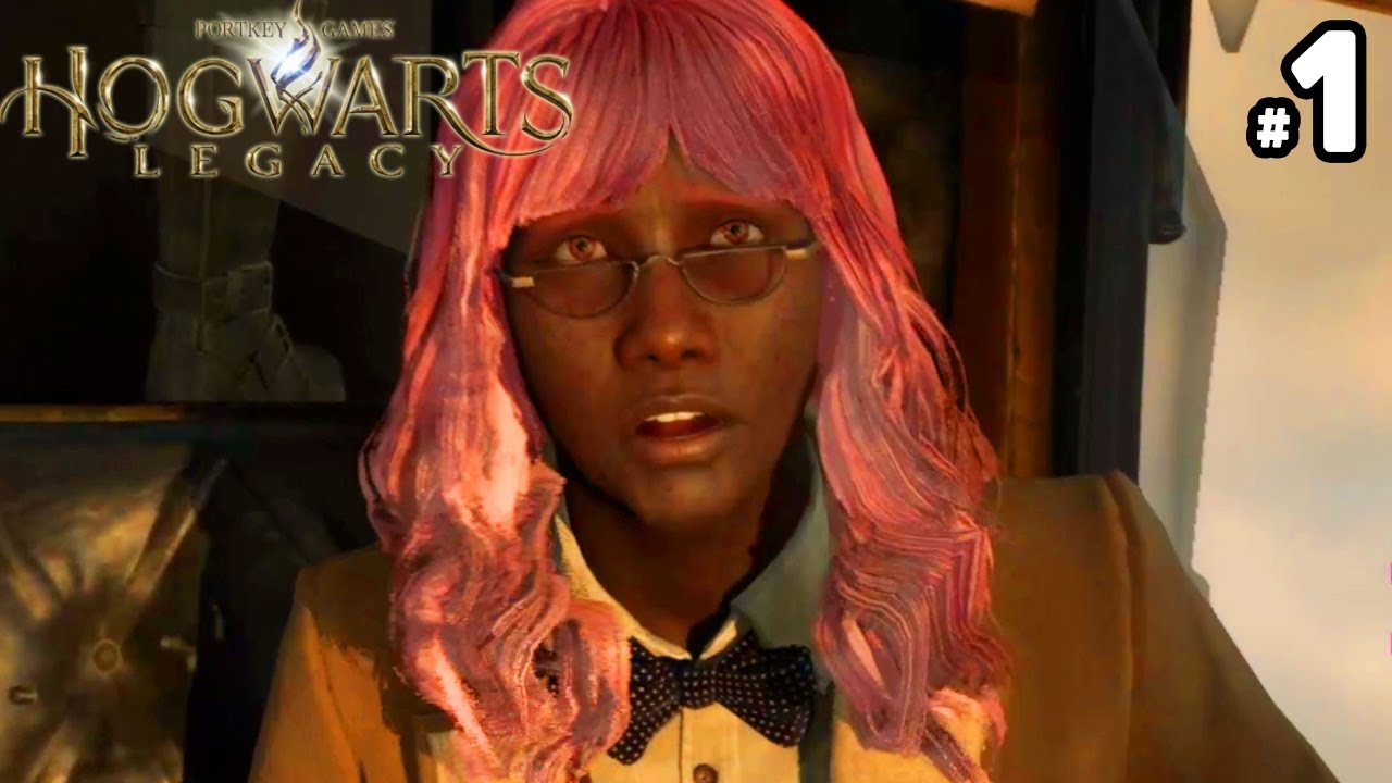 Cancel Pink Hair | Hogwarts Legacy Gameplay Part 1 - YouTube