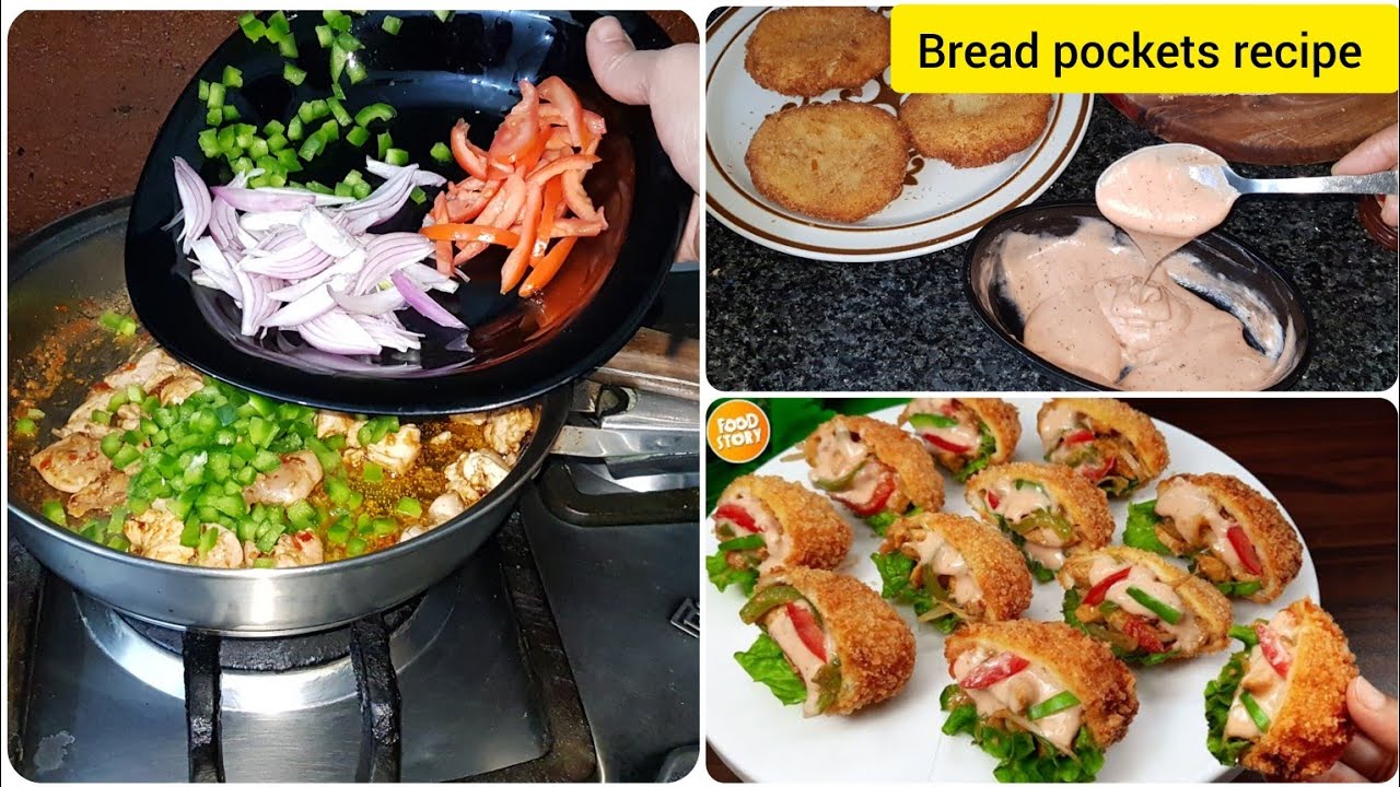 Pakistani vlogs cooking| Malai Chicken Bread Pocket| Iftar Recipe ...