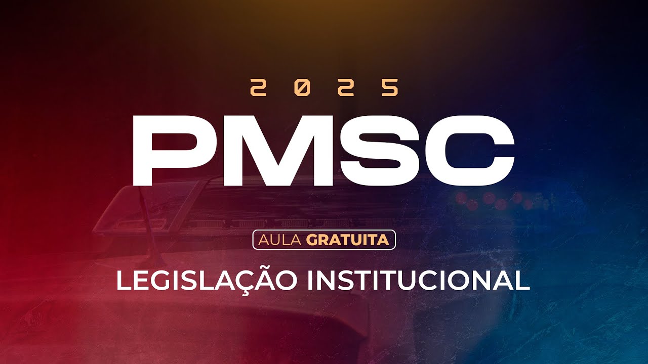 PMSC 2025 | Legislação Institucional - YouTube