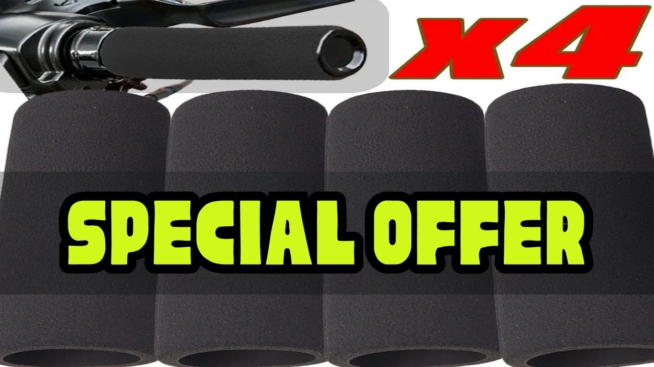 Motorcycle 22mm 7/8" Handlebar Rubber Gel Hand Grips Brake Hands For ...