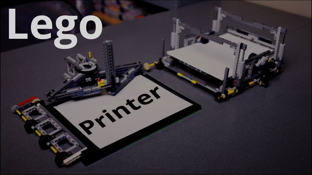 Lego Printer - YouTube