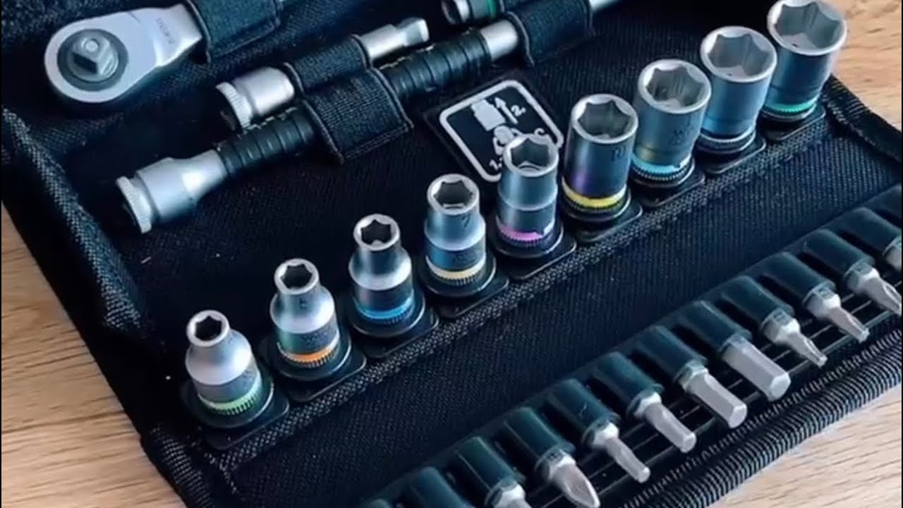 WERA - 8100SA8 1/4" socket set - YouTube