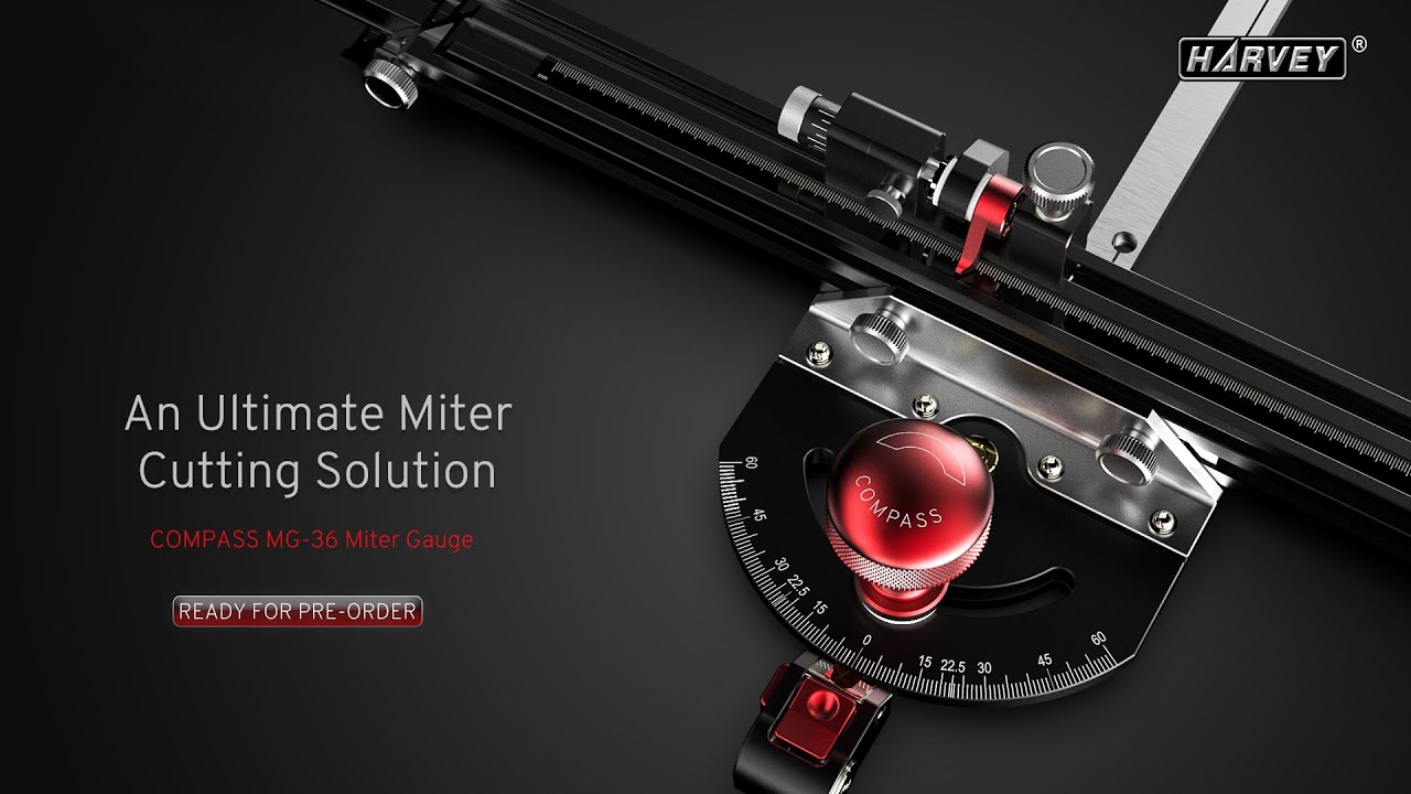 Harvey New COMPASS MG-36 Miter Gauge - YouTube