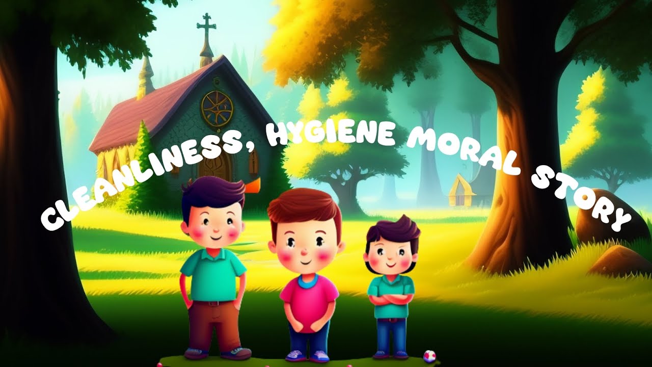 Cleanliness, Hygiene Moral Story For Kids. School Education Using AI ...