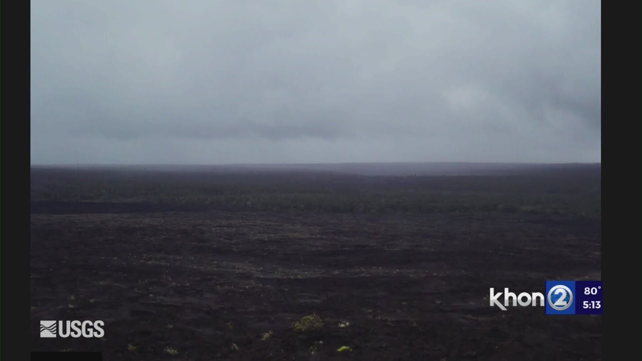 New webcam monitors Kilauea's upper east rift zone activity - YouTube