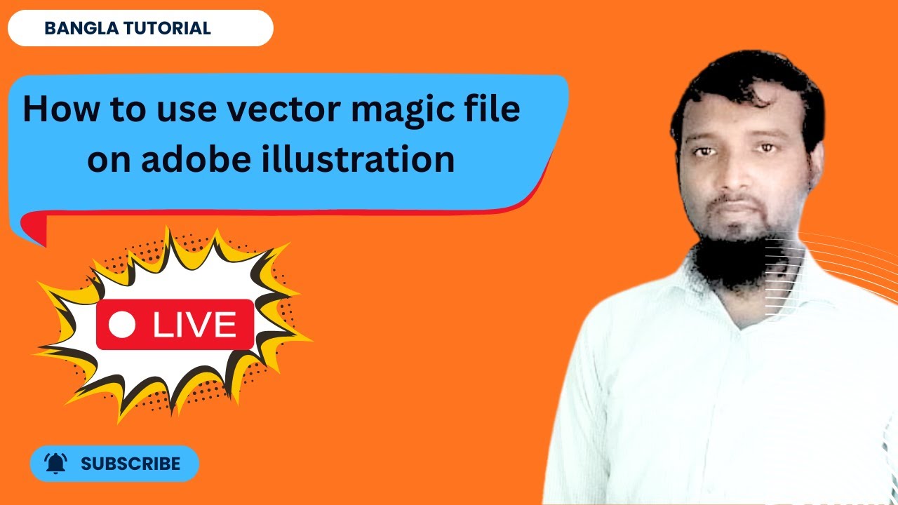 How to use vector magic file on adobe illustration - YouTube