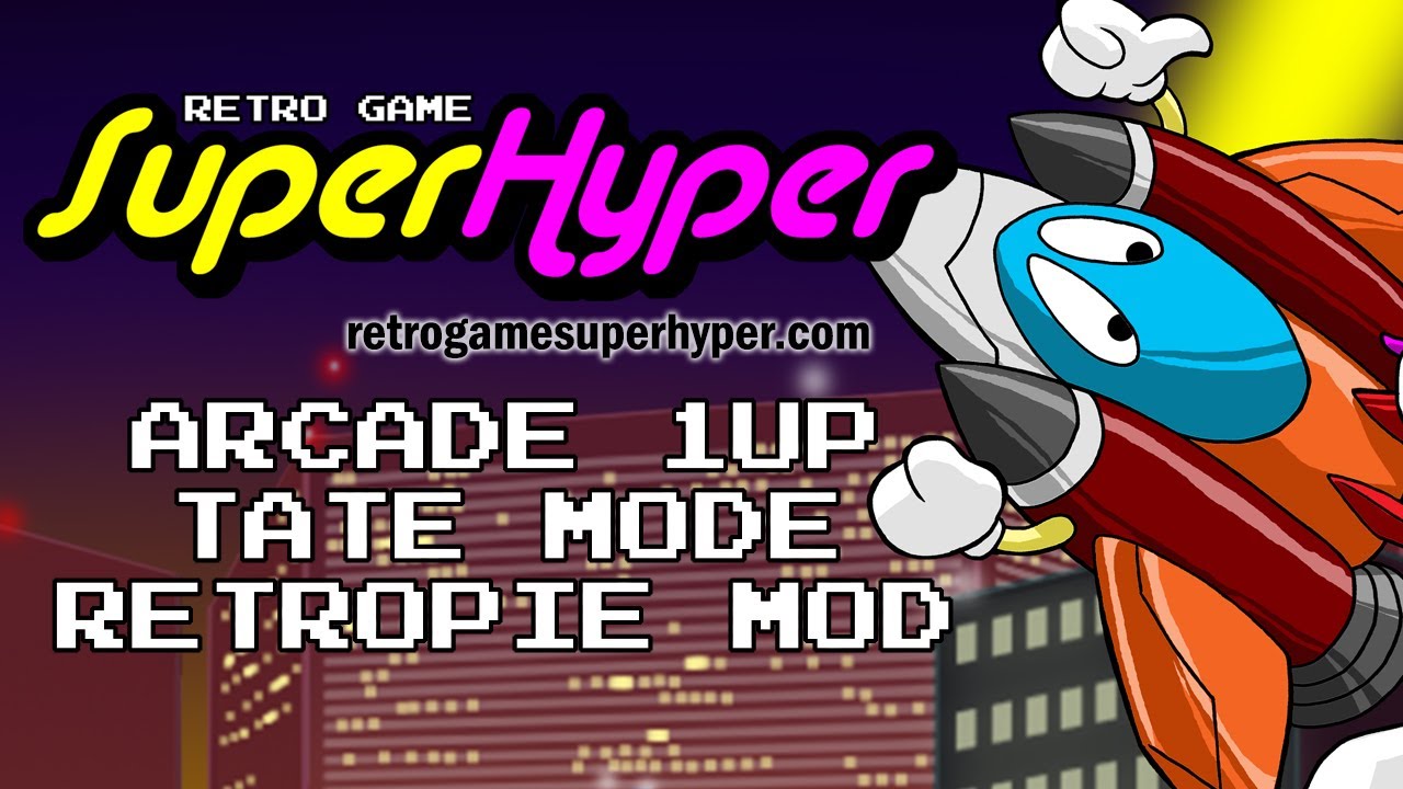 Arcade 1up Tate Mode Retropie Mod - YouTube
