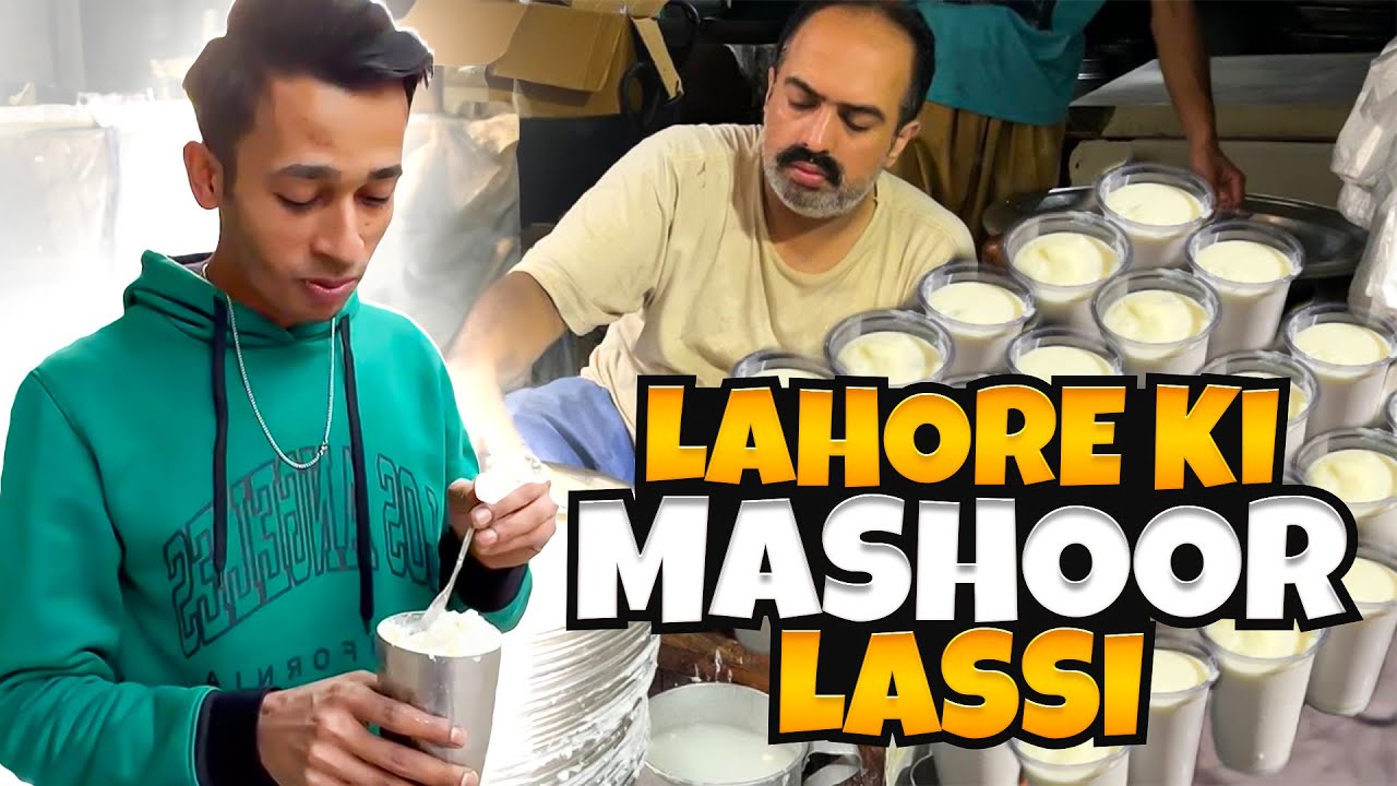 Exploring Lahore's Most Famous Lassi Spot 🥤🔥| Zeeshan Vlog - YouTube