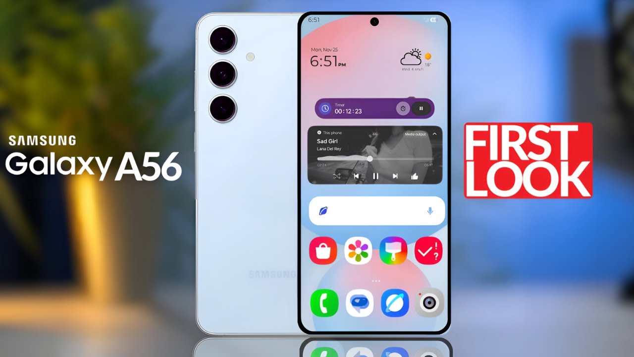 Samsung Galaxy A56 5G - OFFICIAL FIRST LOOK! - YouTube