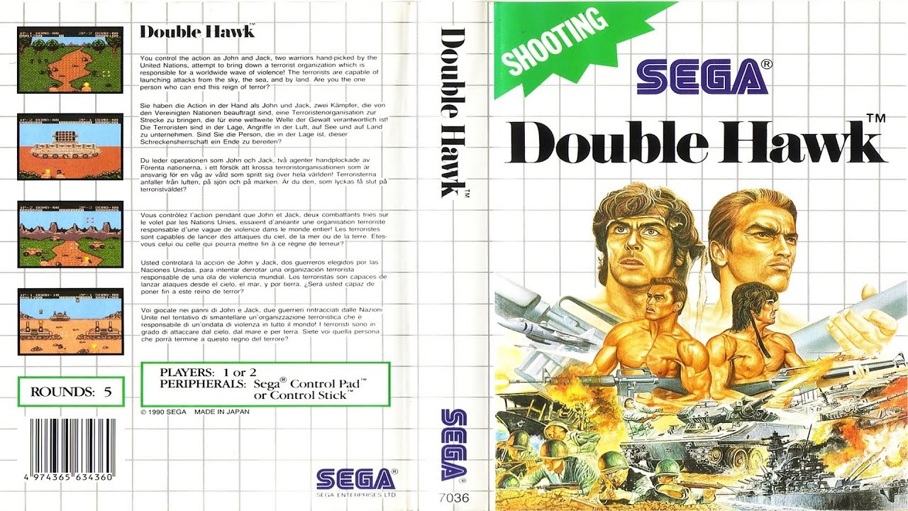 Double Hawk (Master System) - YouTube