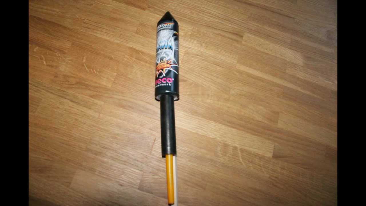 Weco Feuerwerk - Silver Hawk Rakete - YouTube