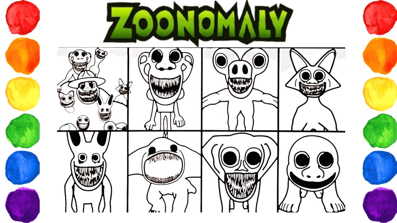 How to color Zoonomaly 🌈Happy Coloring🌈 - YouTube