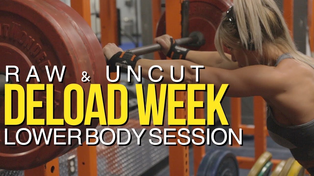 Deload Week - Lower Body Session - YouTube