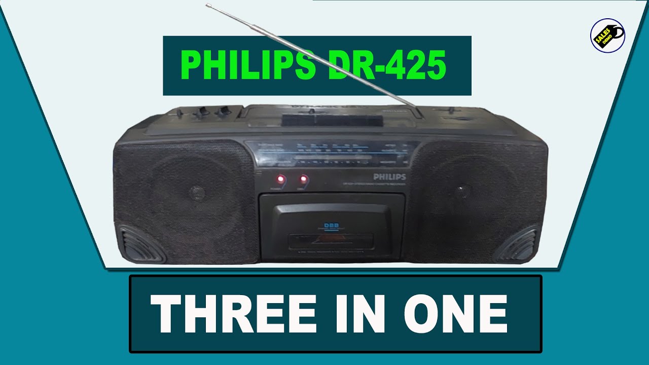 Philips DR-425 Three in one | Vintage Philips Three in one - YouTube
