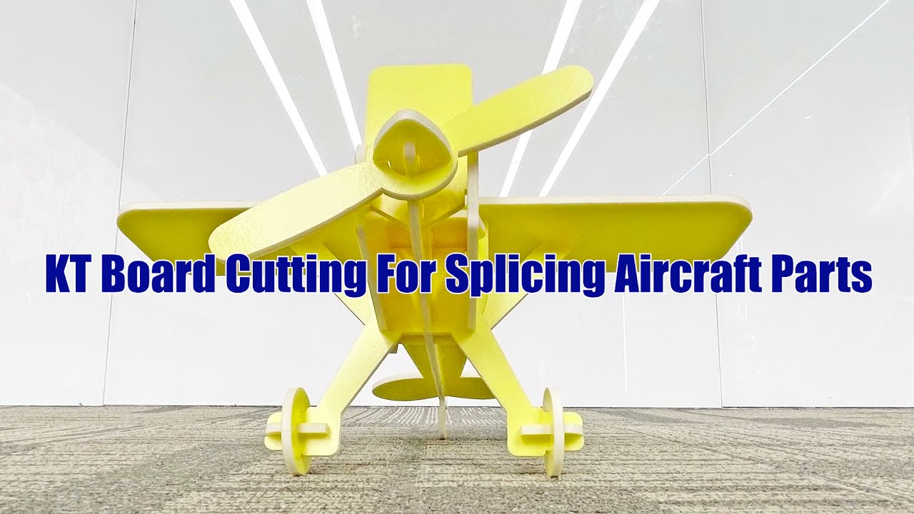KT board Cutting for splicing aircraft parts - YouTube