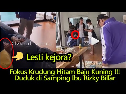 Fokus Krudung Hitam Baju Kuning !!! Duduk di Samping Ibu Rizky Billar
