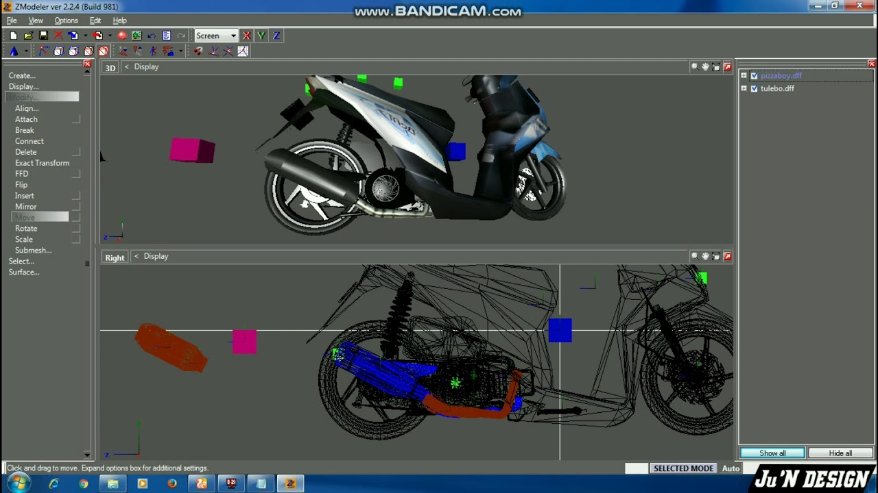 Tutorial Ganti Part Motor GTA SA [ZModeler] - YouTube