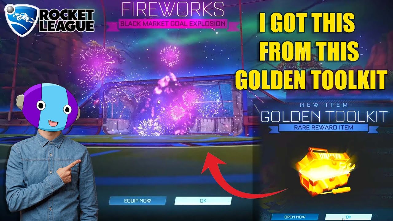 I GOT THIS GOAL EXPLOSION FROM GOLDEN TOOLKIT IN ROCKET LEAGUE - YouTube