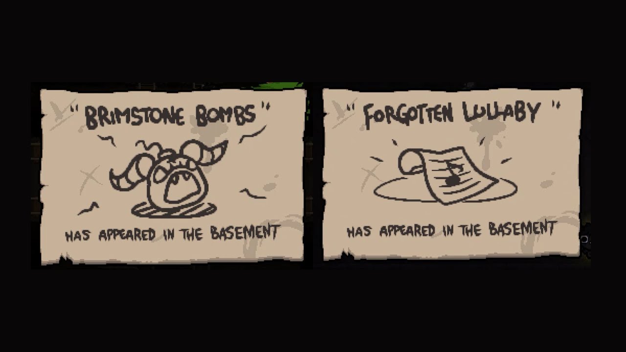 How to Unlock Brimstone Bombs and Forgotten Lullaby (The Binding of ...