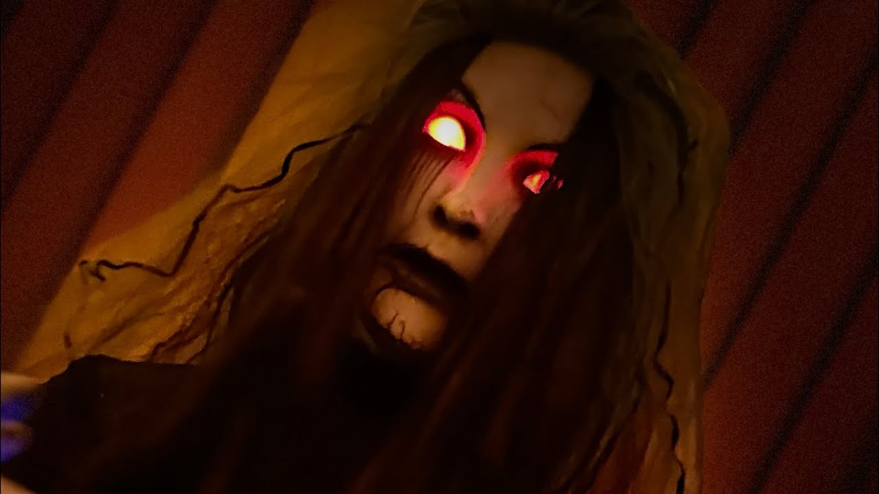 Animated Ghost Bride Haunted Hill Farm Awesome Halloween Spirit ...