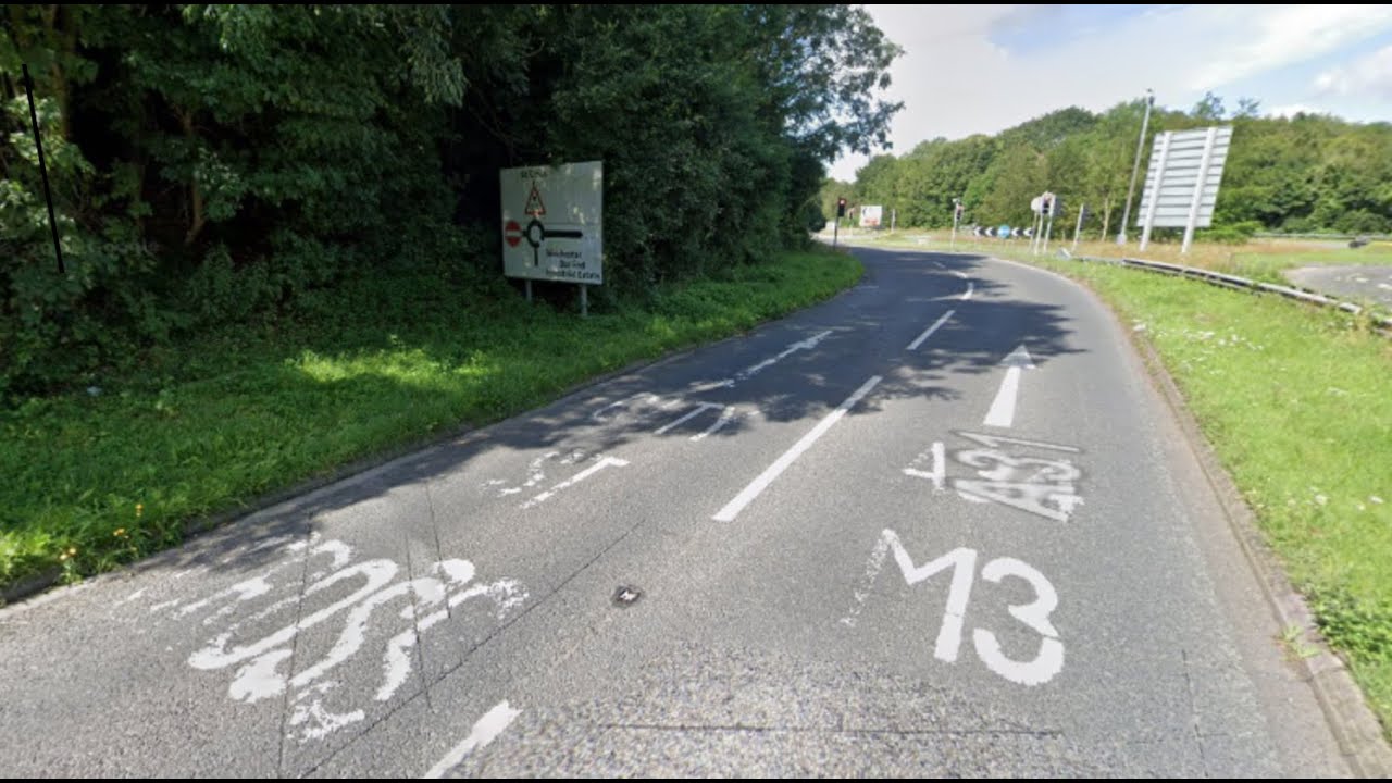 Winchester - A31 to A34/M3 via Chilcomb roundabout. - YouTube