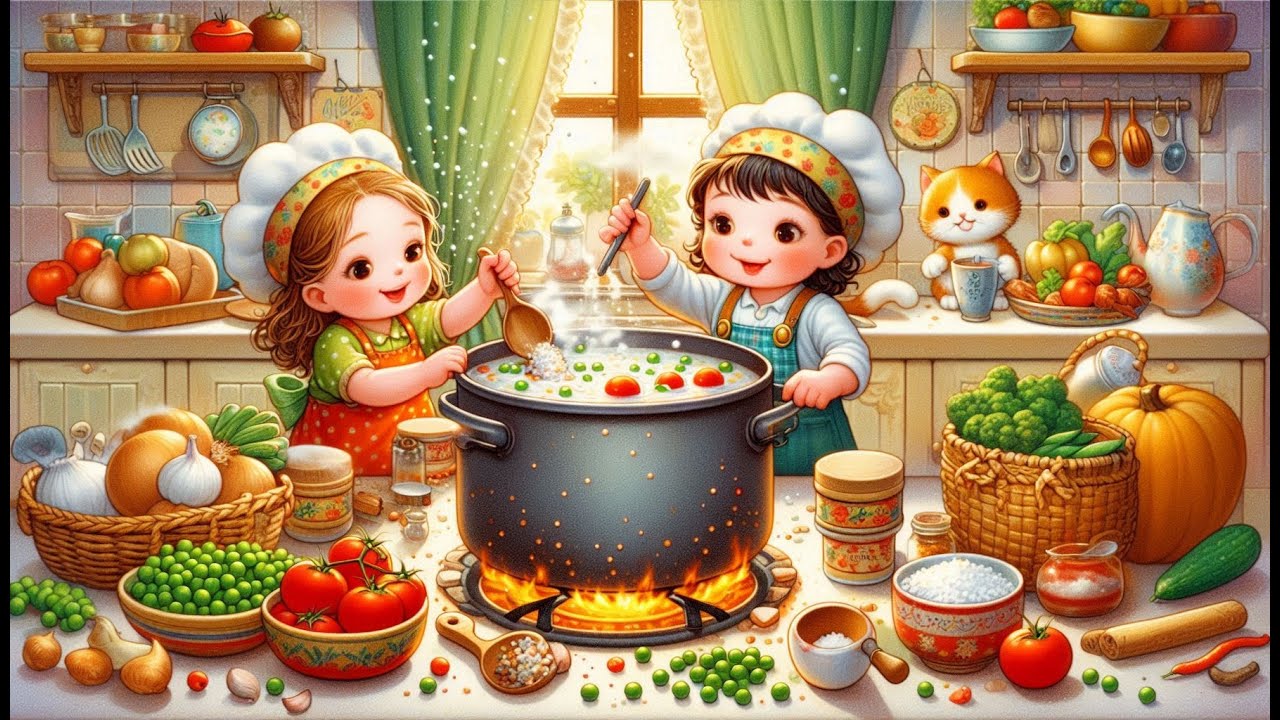 The Magical Cooking Pot Kids Rhymes Song | Fun & Cheerful Song For Kids ...