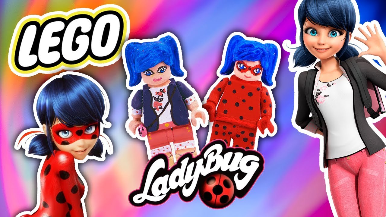 DIY Miraculous LADYBUG in LEGO MiniDoll - Custom Legos Marinette - Toy ...