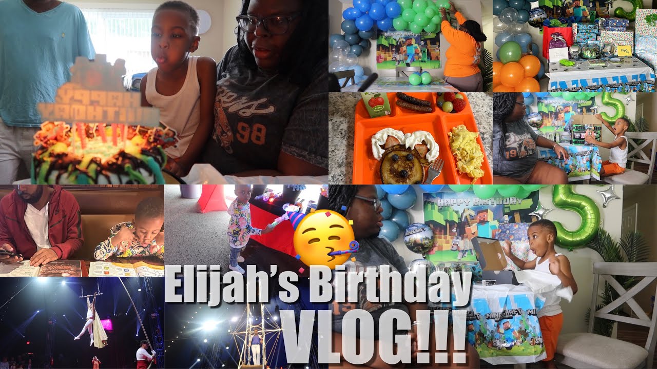 ELIJAH’S OFFICIAL BIRTHDAY VLOG | MY BABY IS OFFICIALLY 5!!! WE HAD SO ...