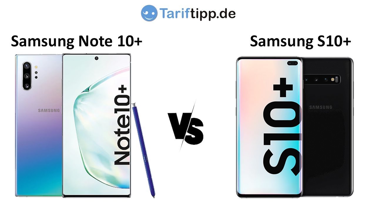 Vergleich | Samsung Galaxy S10+ vs. Samsung Galaxy Note 10+ - YouTube