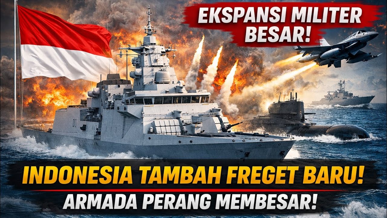 Indonesia Tambah 2 Fregat Baru! Armada Perang Laut Makin Ganas - YouTube