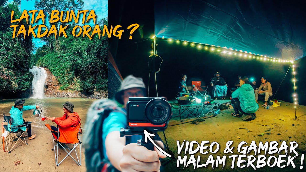 Camping Bujang Lata Bunta Pahang RM25 | Vlog Dengan Insta360 One R 1 ...