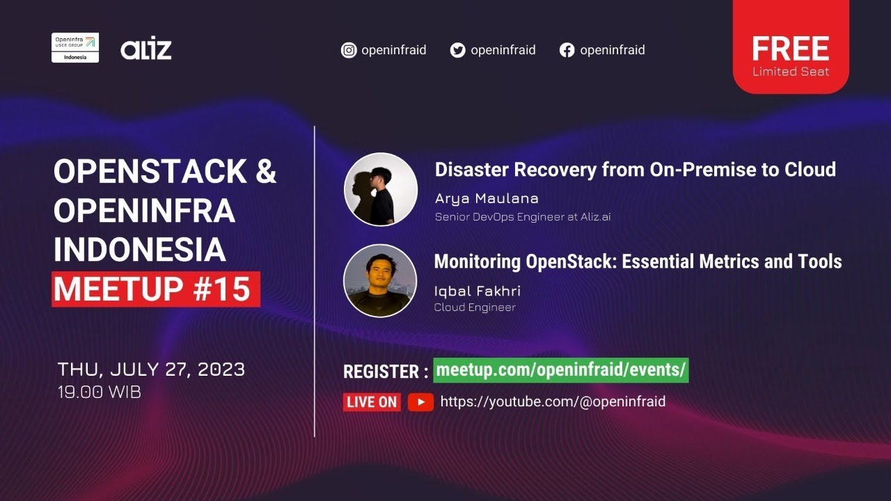 🔴LIVE - Online Meetup - OpenStack & OpenInfra Indonesia X Aliz - YouTube