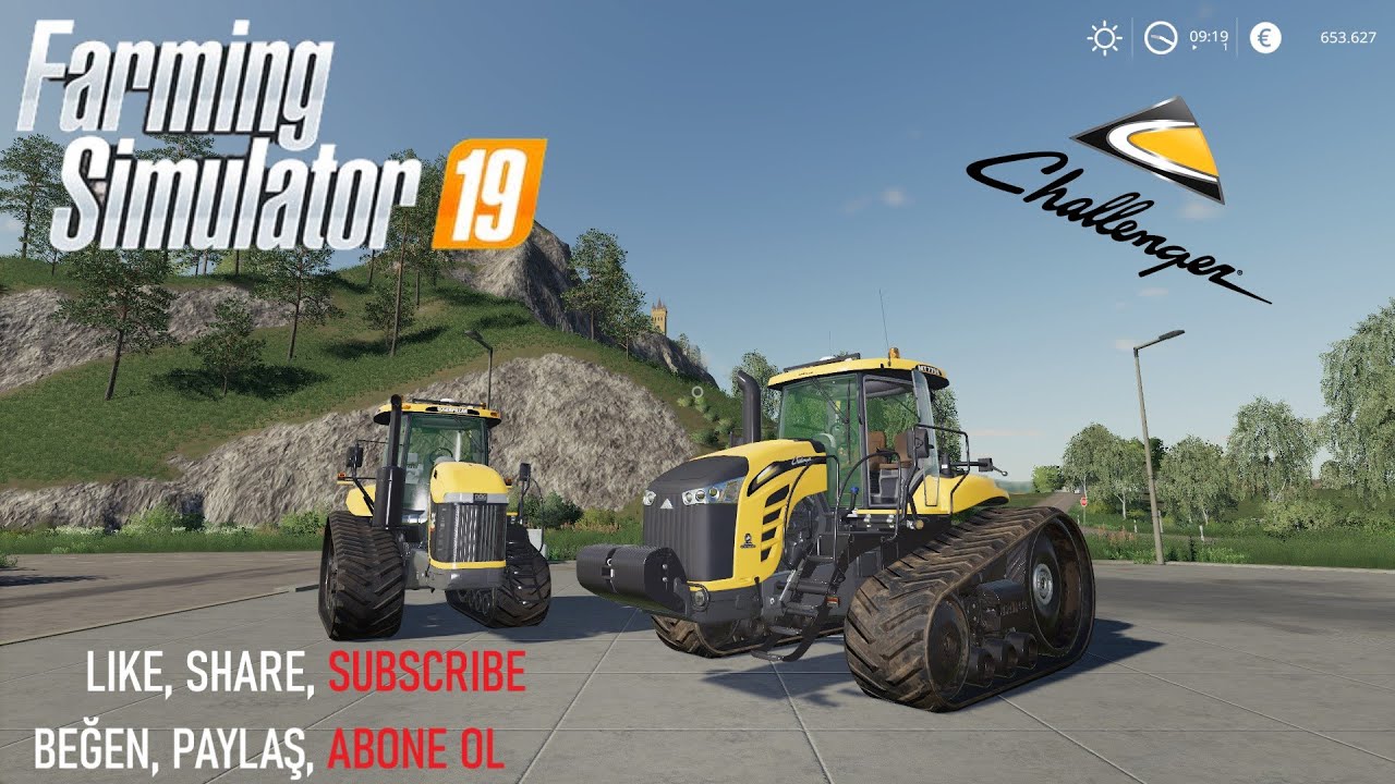 Farming Simulator 2019 Challenger MT700 Series Tractor Mod Test ...