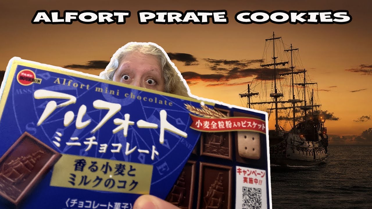 Alfort Pirate Cookies From Japan - YouTube