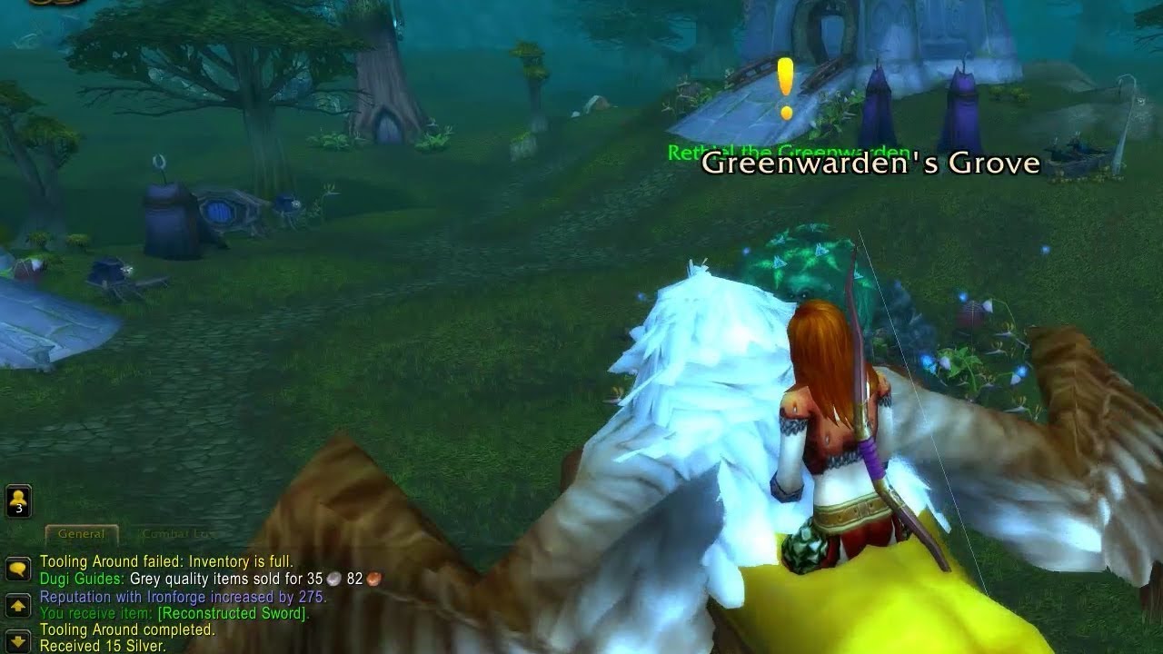 World Of Warcraft Quest Info: Who Wards The Greenwarden - YouTube