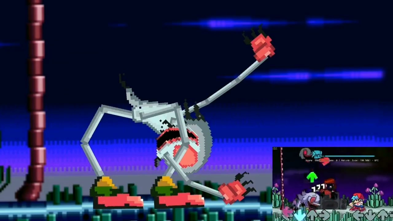 (DC2/FNF) chaotix Knuckles model by me test - YouTube